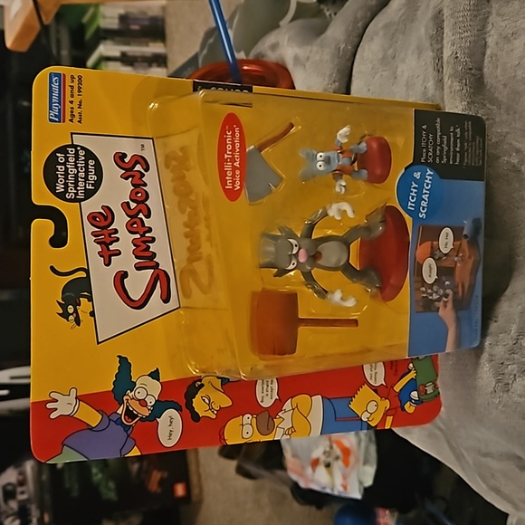 Playmates Toys | Toys | The Simpsons Itchy Scratchy Interactive Figures ...